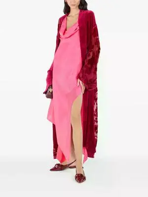 Roberto Cavalli Silk Midi Dress