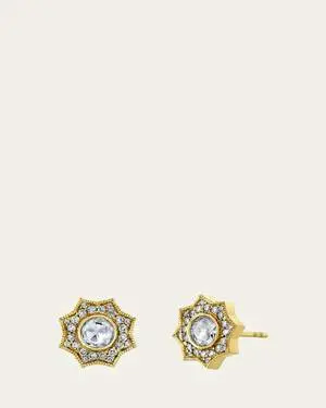 Arman Sarkisyan 22k Diamond Louiza Stud Earrings Multi