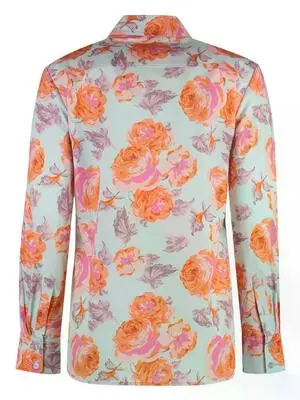 St. John Floral Print Shirt