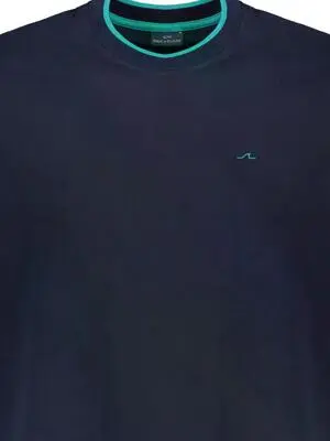Paul & Shark Contrast-detail Cotton T-shirt - Blue