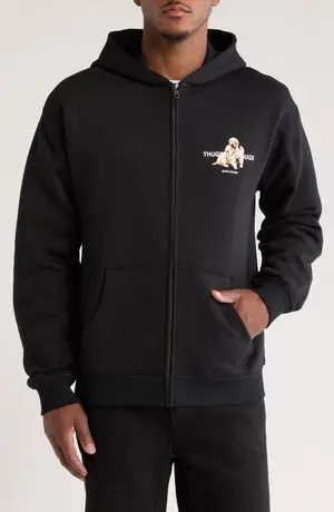 SANTO STUDIO Thugs Need Hugs Zip Hoodie
