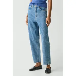 Theory Barrel Leg Jeans - Ice Blue