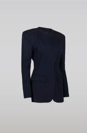 SAEMDI Pinstripe Suit Jacket