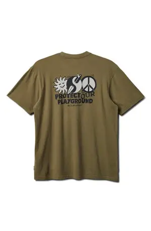 Quiksilver Wake Up World Graphic T-shirt