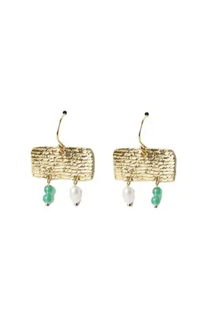 COG Vessel Earrings - Gold