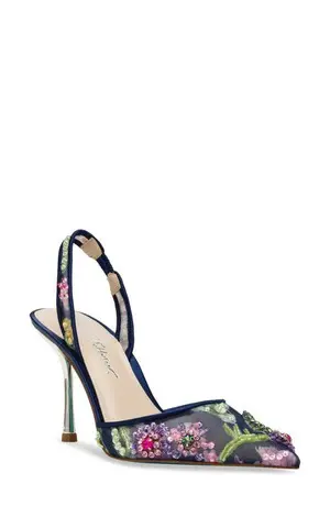 Betsey Johnson Velma Pointed Toe Slingback Pumps