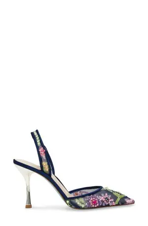 Betsey Johnson Velma Pointed Toe Slingback Pumps