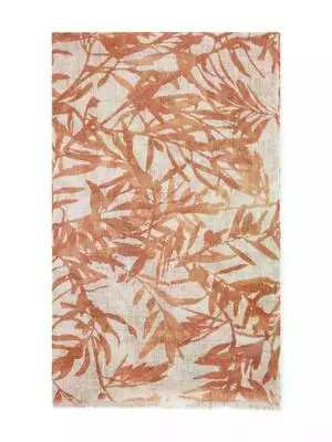 Brunello Cucinelli Floral-print Scarf - Red