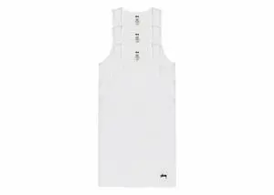 StÜssy World Tour" 3-pack Tank Tops - White
