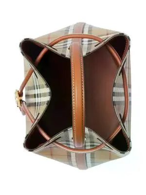 Burberry Small Tb Bucket Bag - Neutrals