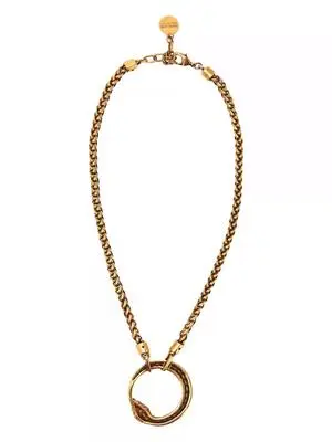 Roberto Cavalli Snake Pendant Necklace