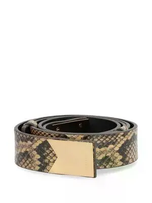 Rhude Printed Leather Belt