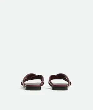 Bottega Veneta Riva Flat Mule - Barolo