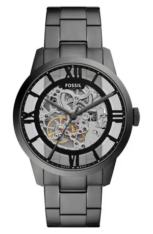 Fossil Townsman Automatic Bracelet Watch - Gunmetal