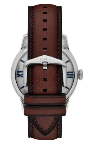 Fossil Townsman Automatic Leather Strap Watch