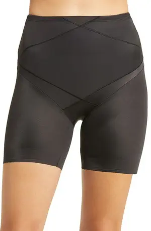 MIRACLESUIT® Tummy Tuck Waistline Bike Shorts - Black