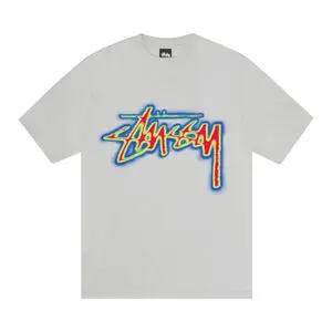 StÜssy Thermal Stock Tee 'fog - Grey