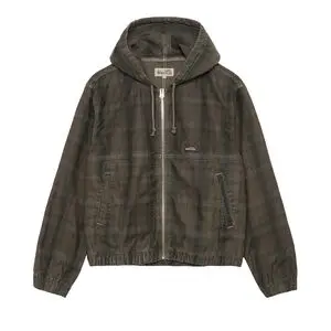 StÜssy Unlined Plaid Zip Hoodie - Multicolor