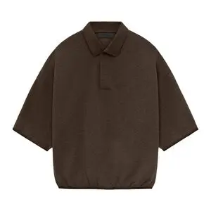 Fear Of God 3/4 Sleeve Polo - Brown