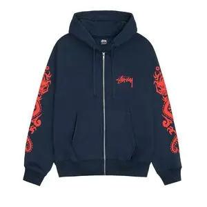StÜssy Dragons Zip Hoodie