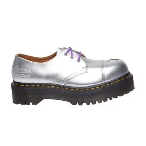 Dr. Martens Silver Tone Shoes For Men