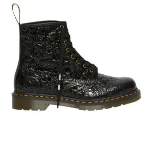 Dr. Martens X The Goonies 1460 Emboss Leather Lace Up Boots - Black