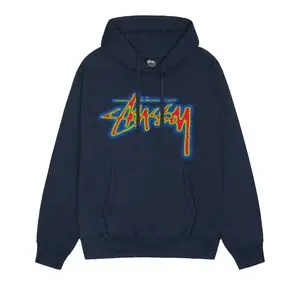 StÜssy Thermal Stock Hoodie - Blue