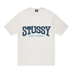 StÜssy Burly Threads Pigment Dyed Tee 'natural - Cream