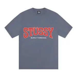 StÜssy Burly Threads Tee 'indigo