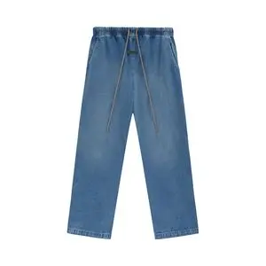 Fear Of God Denim Lounge Pant 'medium Wash - Blue