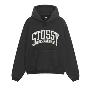 StÜssy Relaxed International Hoodie - Black