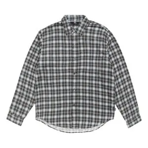 StÜssy Matthew Printed Plaid Shirt - Blue