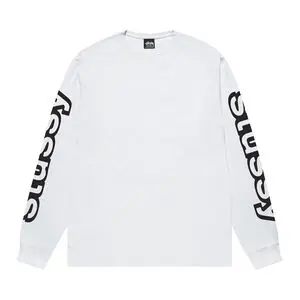 StÜssy Sideways Long-sleeve Tee - White