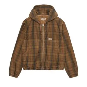 StÜssy Unlined Plaid Zip Hoodie