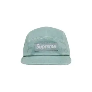 Supreme Denim Camp Cap - Green