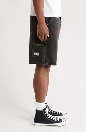 PACSUN Nathan Baggy Denim Carpenter Shorts