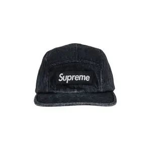Supreme Denim Camp Cap - Black