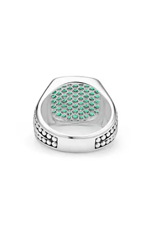 Lagos Anthem Signet Ring - Silver