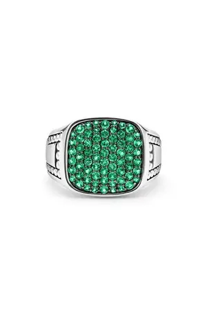 Lagos Anthem Signet Ring - Silver
