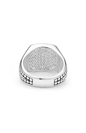 Lagos Anthem Diamond Signet Ring