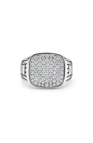 Lagos Anthem Diamond Signet Ring