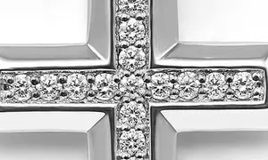 Lagos Anthem Diamond Cross Pendant