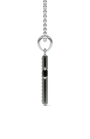 Lagos Diamond Cross Pendant - Silver