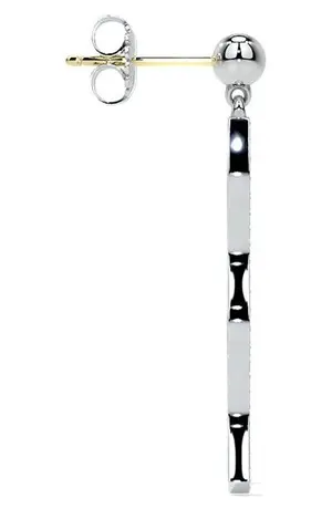 Lagos Caviar Spark Diamond Wave Drop Earrings