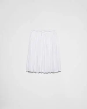 Prada Pleated Jersey Skirt