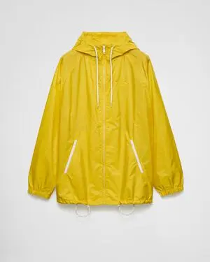 Prada Lightweight Re-nylon Rain Jacket - Citron Yellow