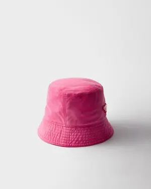 Prada Cotton Bucket Hat - Tamarind Pink