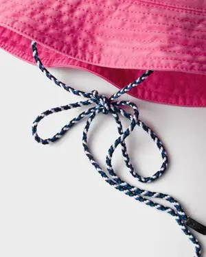 Prada Cotton Bucket Hat - Tamarind Pink