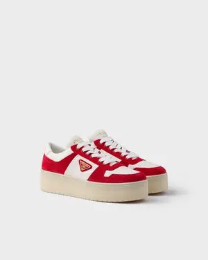 Prada Prada Downtown Sneakers White/red