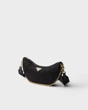 Prada Re-nylon Demi-lune Shoulder Bag
